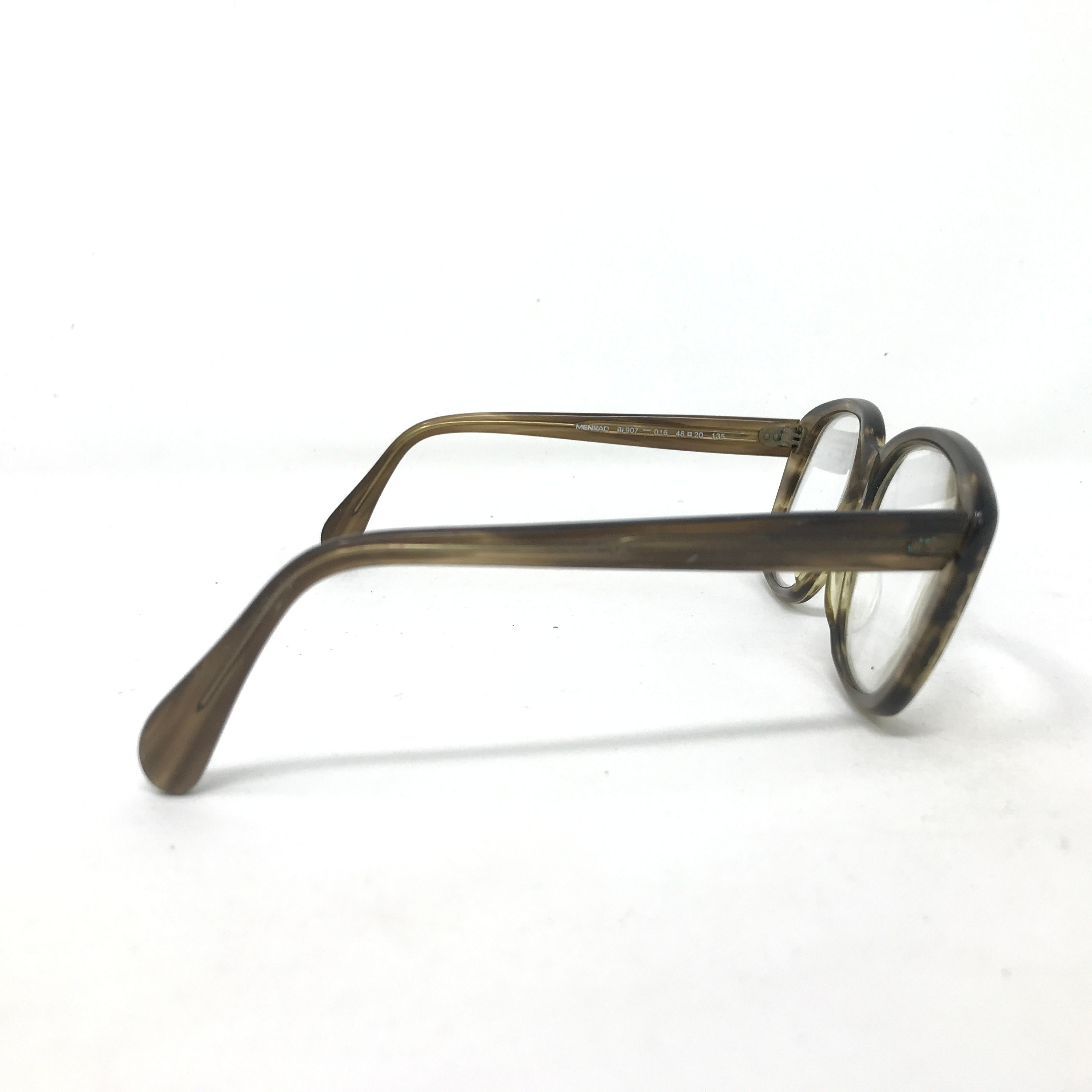 Vintage Menrad M907 Eyeglasses Glasses Frames Brown Square Eyeglasses ...