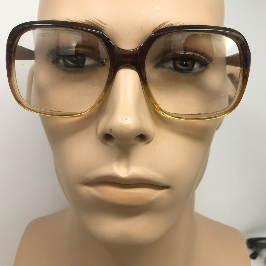 Vintage Tristan Eyeglasses Glasses Frames Brown Geek Eyeglasses Frame Retro - Etsy