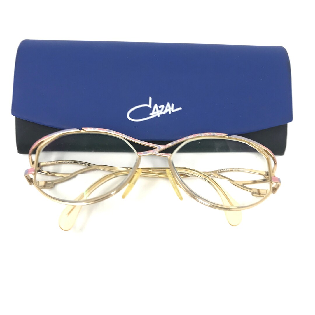 Vintage Cazal Mod276 Eyeglasses Glasses Frames Pink Oval Eyeglasses Frame Retro Etsy