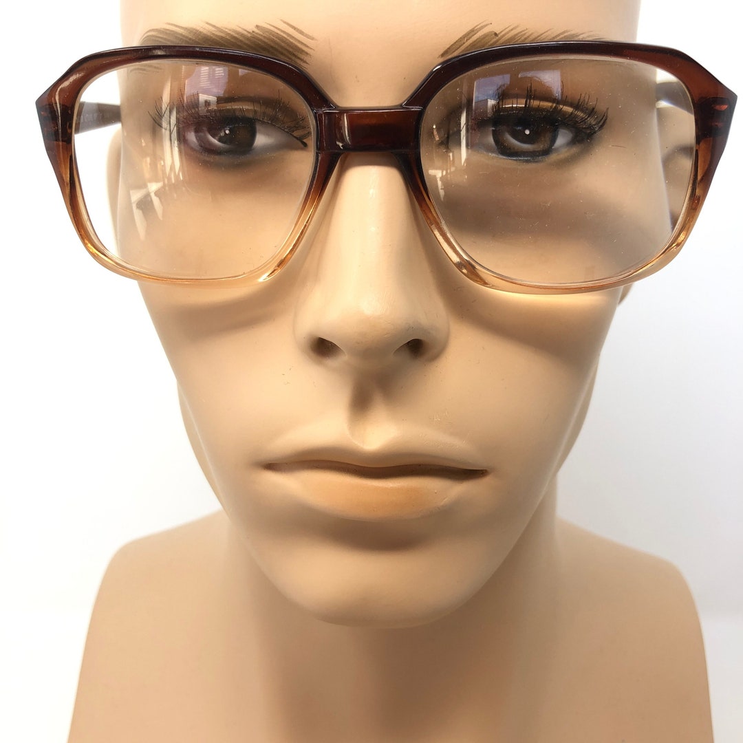 Vintage Louis Stone L.S. 7009 Eyeglasses Glasses Frame Brown Geek Used ...
