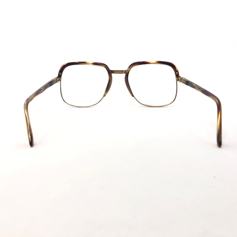 Vintage Alan Eyeglasses Glasses Frame Brown Tortoise Browline - Etsy