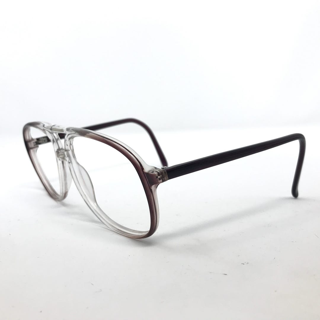 Vintage Visage Mod 10 Eyeglasses Glasses Frames Clear Purple Pilot ...