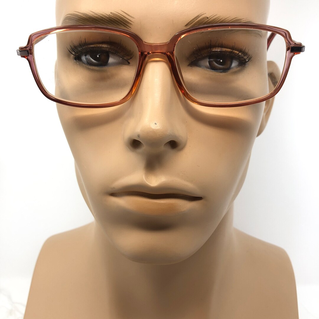 Vintage D&A Colonel Eyeglasses Glasses Frames Brown Square Eyeglasses ...