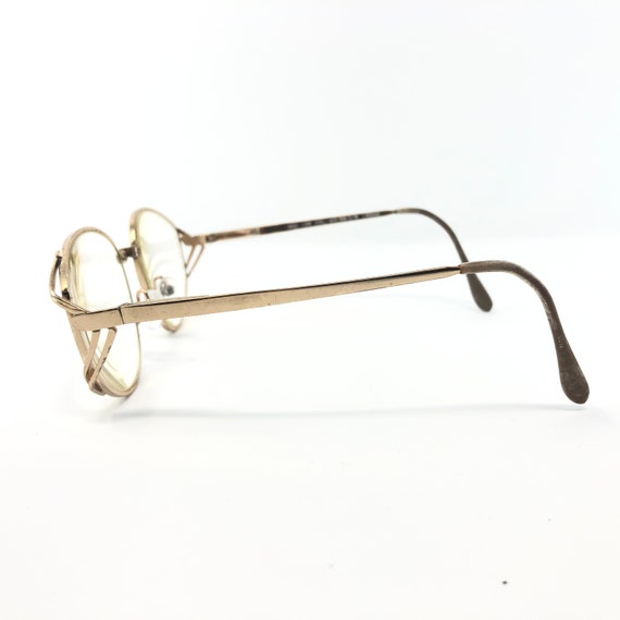 Vintage Mayfair Mod 128 Eyeglasses Glasses Frames Gol… - Gem