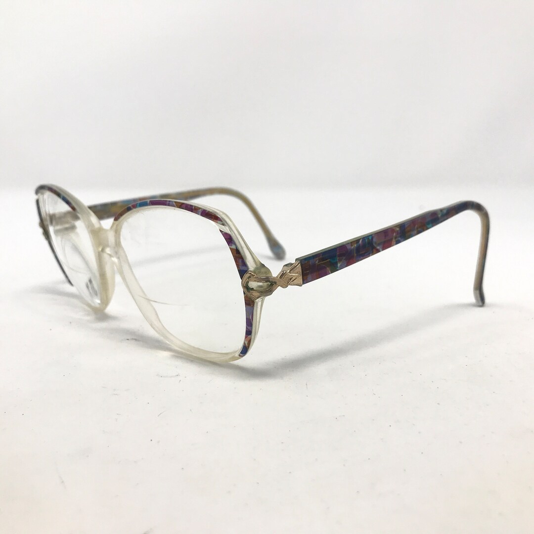 Vintage Beverley 228 Eyeglasses Glasses Frames Clear Square Eyeglasses ...