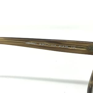 Vintage Menrad M907 Eyeglasses Glasses Frames Brown Square Eyeglasses ...