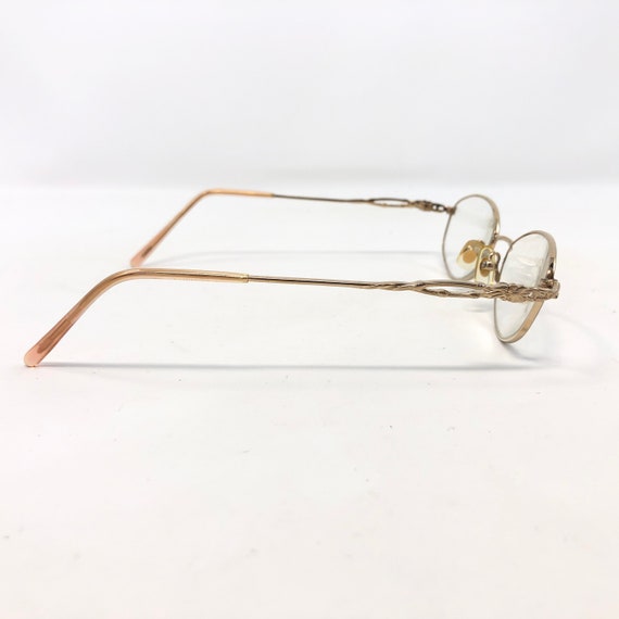 Vintage Laura Ashley Eyeglasses Glasses Frame Gold Ov… - Gem