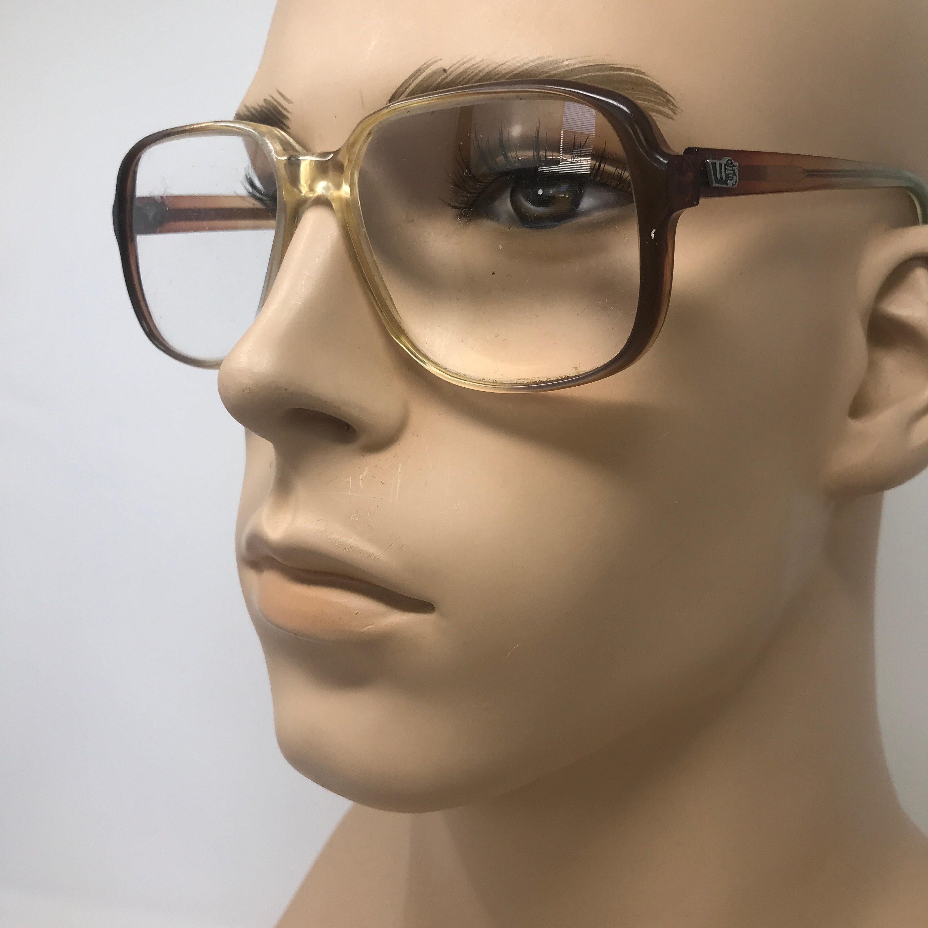 Vintage Studio 635 Eyeglasses Glasses Frame Brown Geek Used Eyeglass ...
