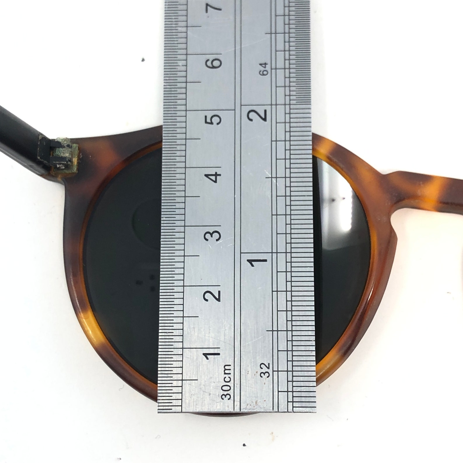 Vintage Foster Grant 25004 Sunglasses Brown Tortoise Round Panto Sun ...