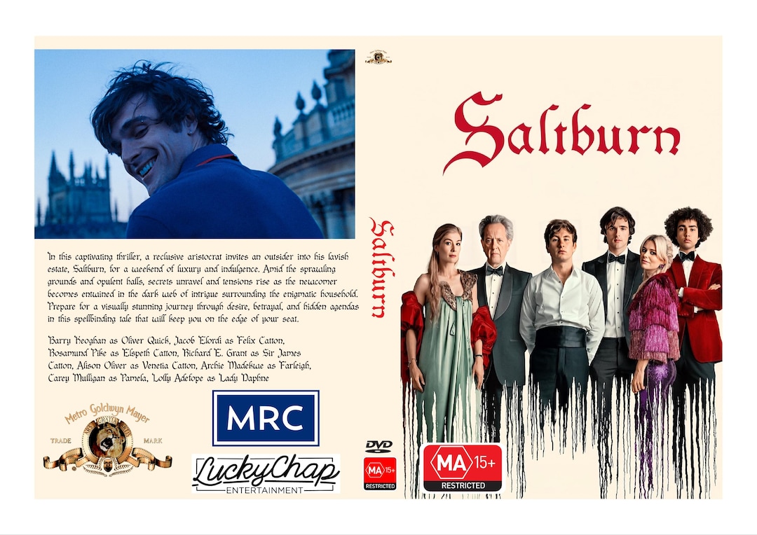 Saltburn DVD Covers - Etsy