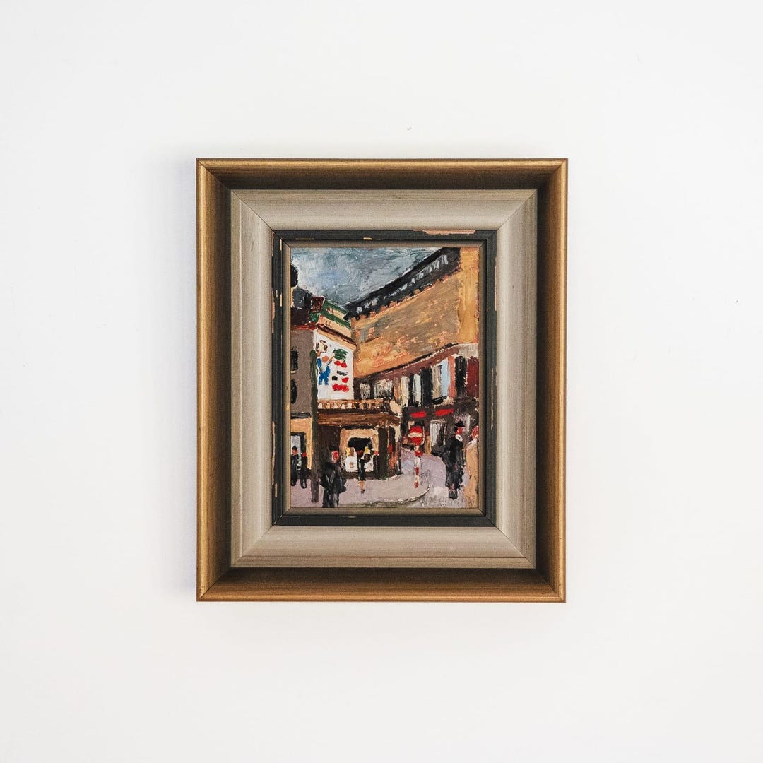 Vintage Gothenburg by Wilhelm Henning. Oil on Panel, Signed. Vintage ...