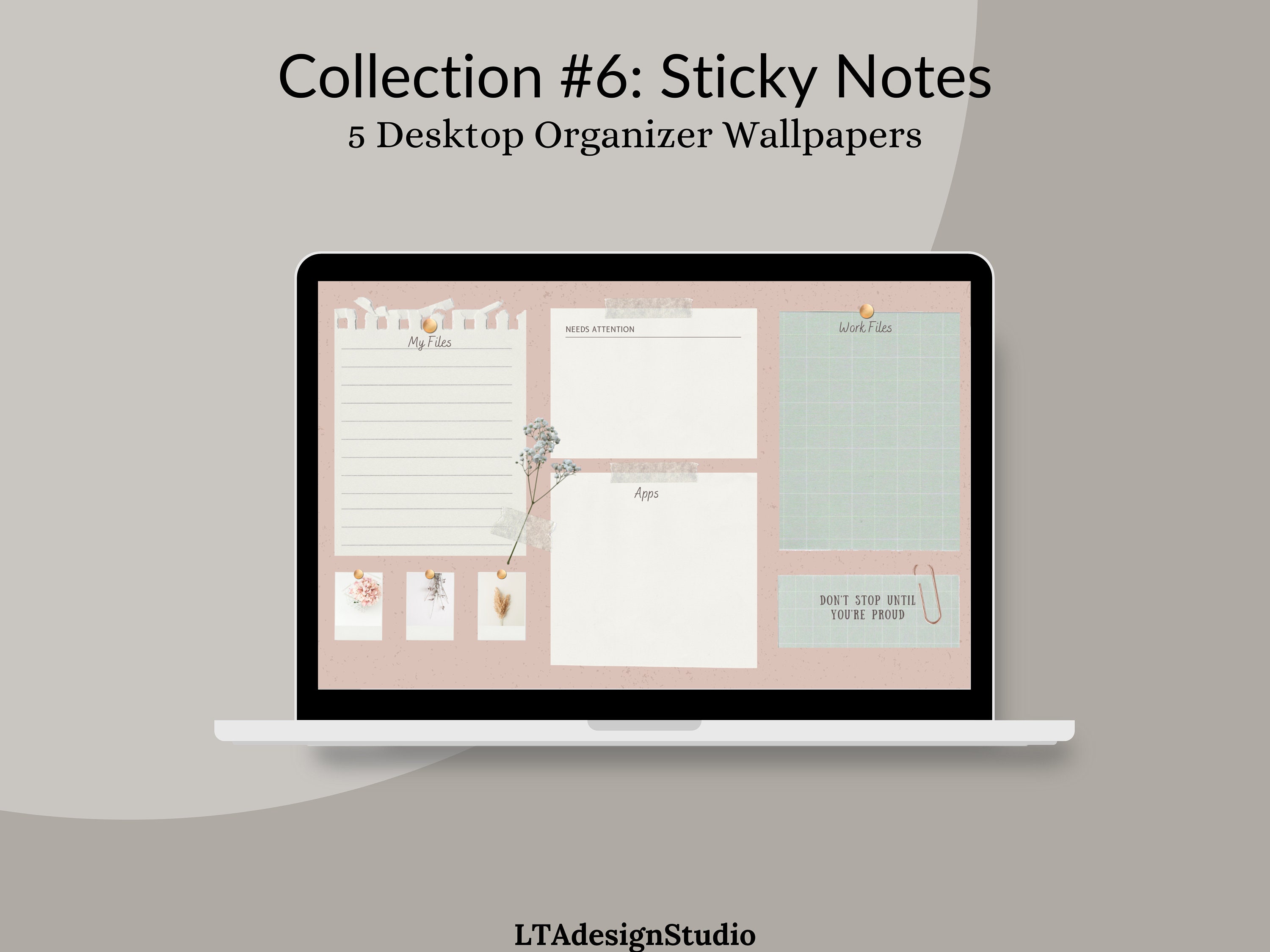 5 Desktop Minimal Organizer Wallpapers | Mac & Windows Desktop ...