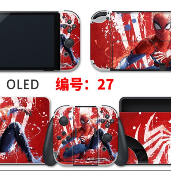 Nintendo Switch Skin Spiderman - Etsy