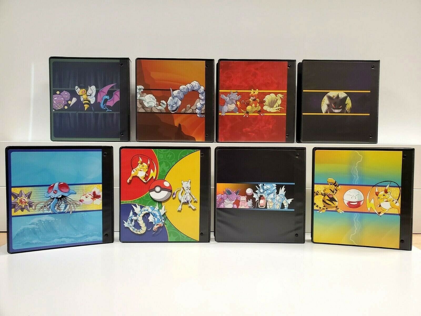 Vintage Custom Pokémon Trading Card 1.5” Binder W/ 9 Pocket Pages - Etsy