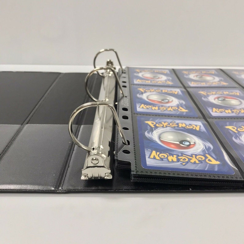 Vintage Custom Pokémon Trading Card 1.5 Binder W/ 9 Pocket Pages - Etsy