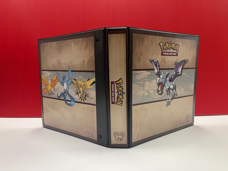 Vintage Custom Pokémon Trading Card 1.5” Binder W/ 9 Pocket Pages - Etsy
