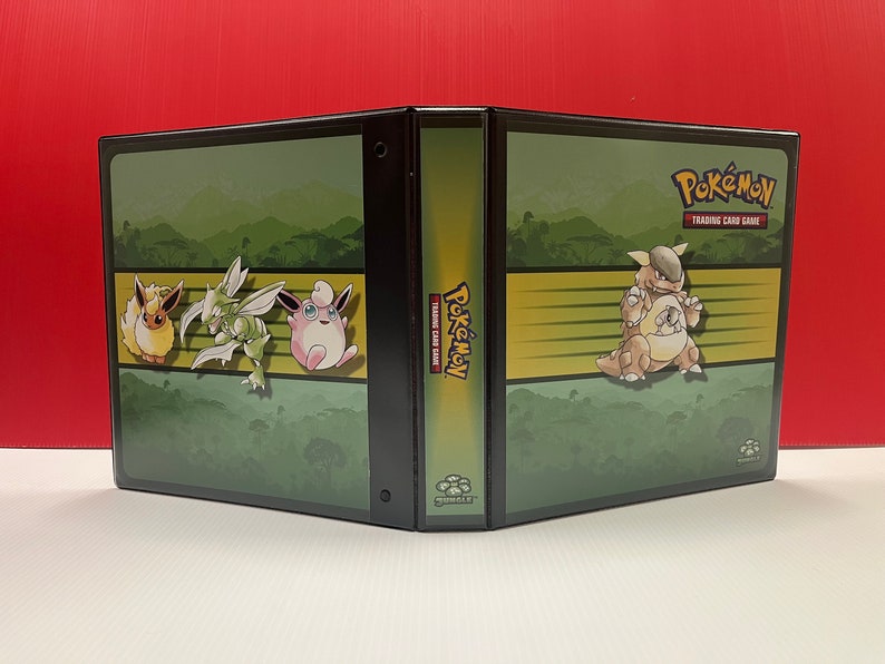 Vintage Custom Pokémon Trading Card 1.5” Binder W/ 9 Pocket Pages - Etsy