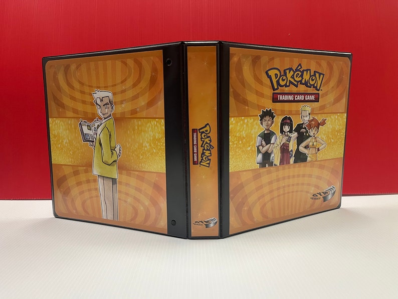 Vintage Custom Pokémon Trading Card 1.5 Binder W/ 9 Pocket Pages - Etsy