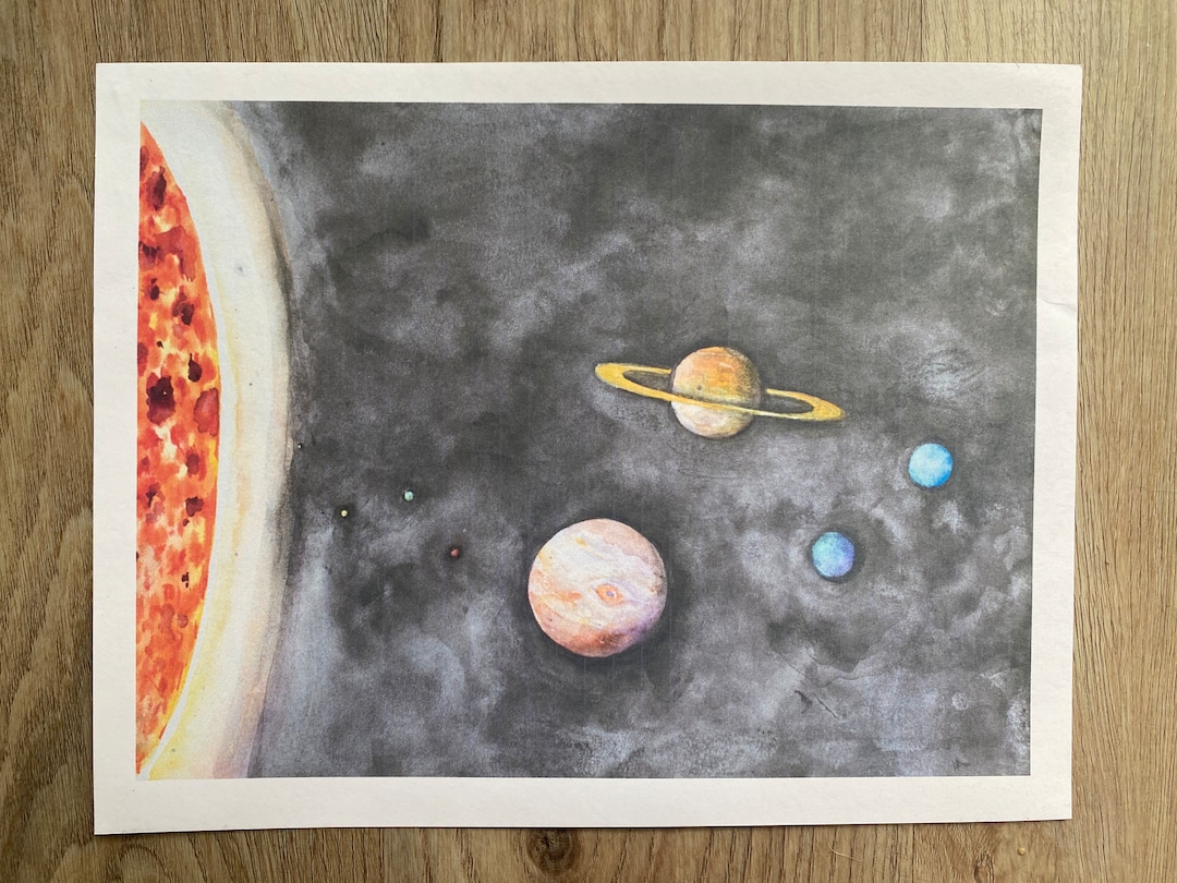 The Sun's Family Montessori Great Stories Chart 2a DIGITAL DOWNLOAD - Etsy