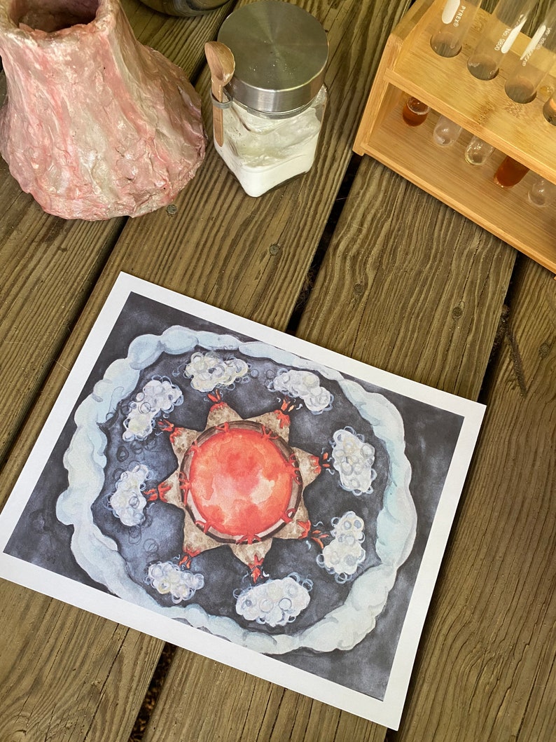Time of the Volcanos Montessori Great Stories Chart 4a DIGITAL - Etsy
