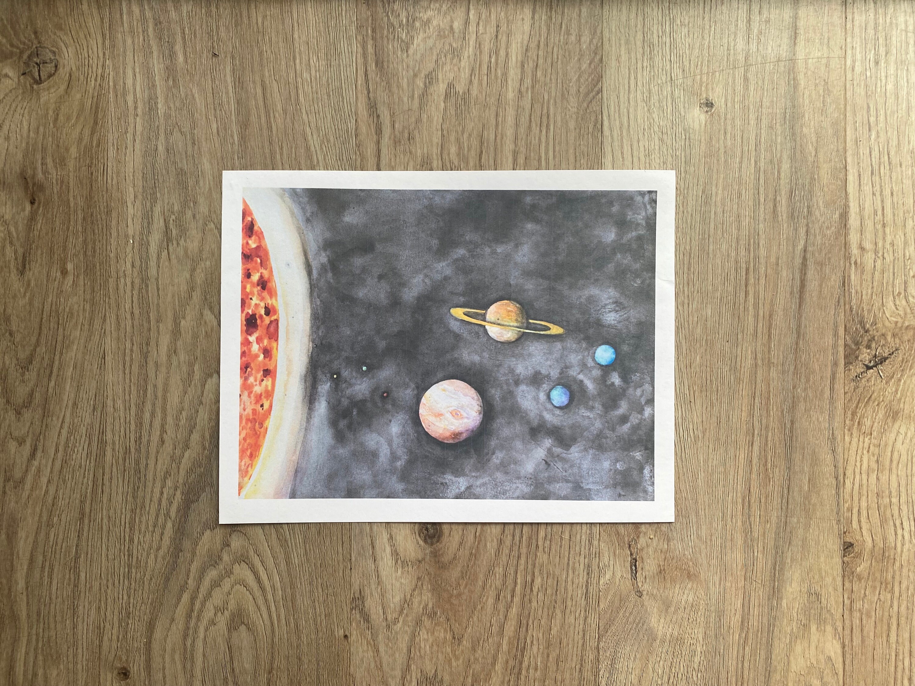 The Sun's Family Montessori Great Stories Chart 2a DIGITAL DOWNLOAD - Etsy