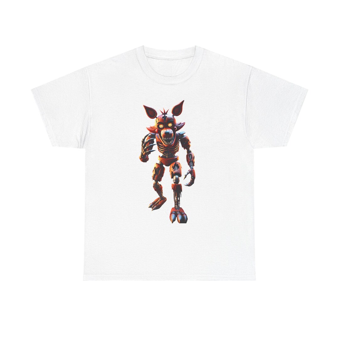 Five Nights at Freddys Foxy Tee, Frighteningly Fun Graphic Tee, Unisex ...