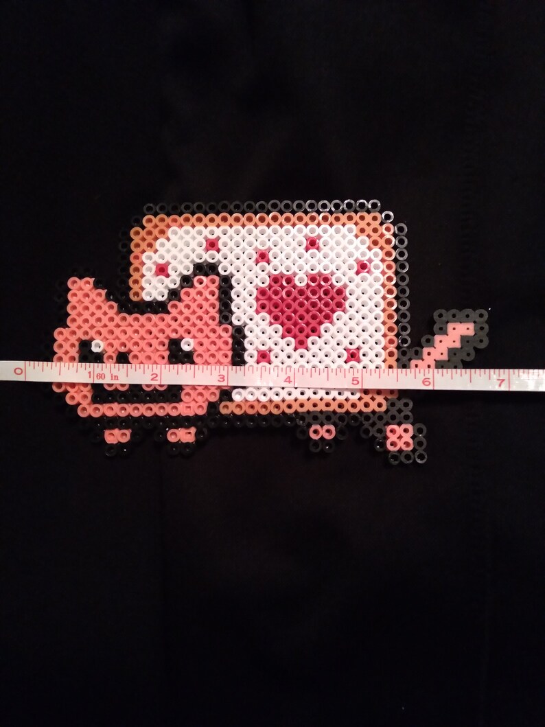 Valentine's Day Nyan Cat Perler Beads - Etsy