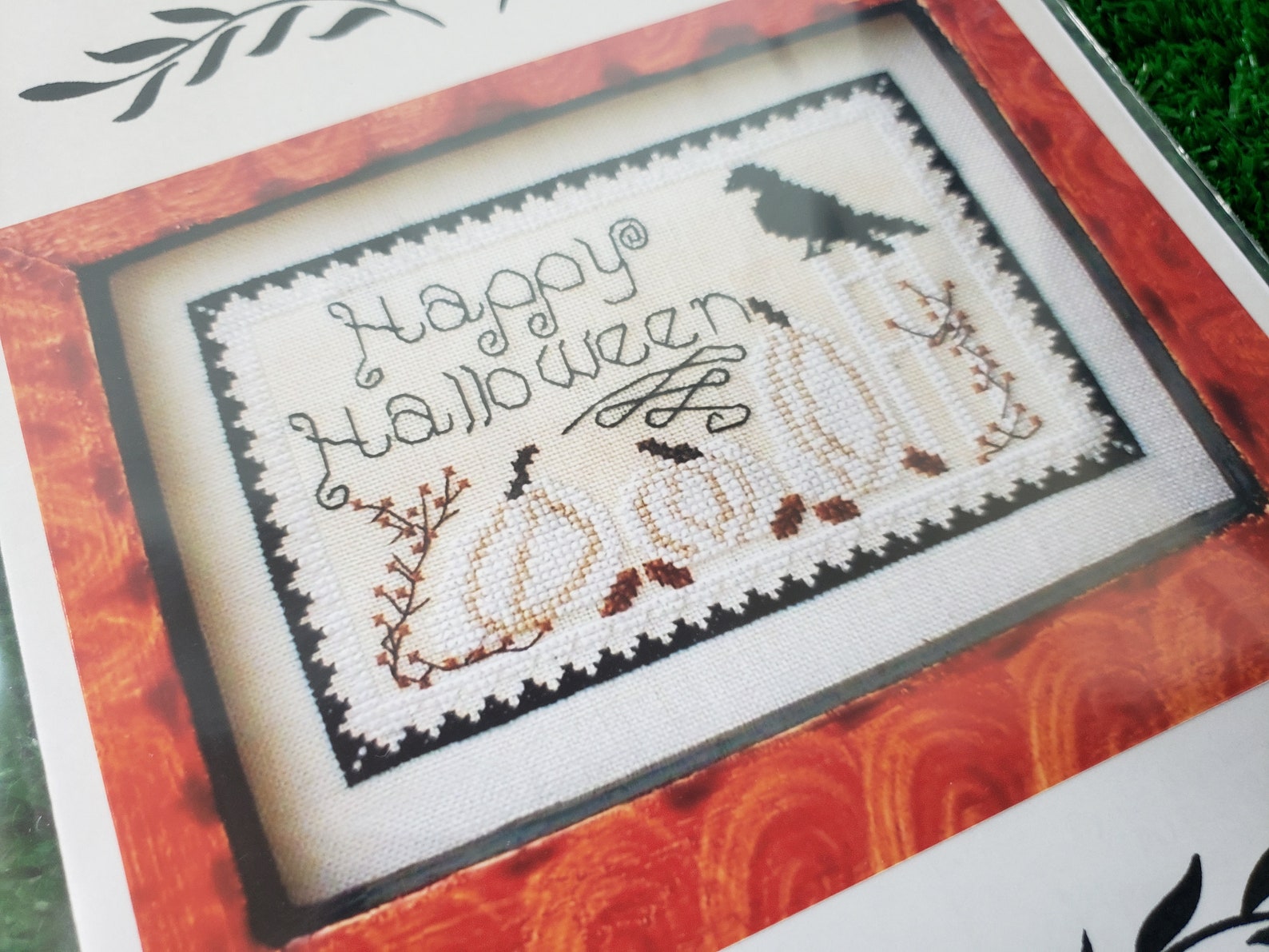 White Pumpkin Patch Cross Stitch Pattern From by the Bay Needleart - Etsy