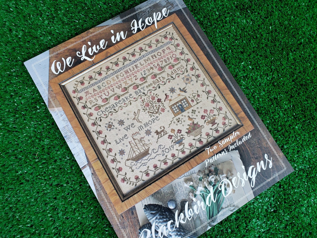 We Live in Hope Cross Stitch Pattern by Blackbird Designs - 2 Projects ...