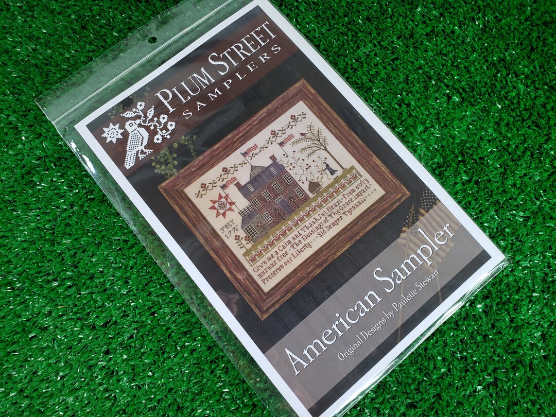 American Sampler Cross Stitch Pattern From Plum Street - Etsy