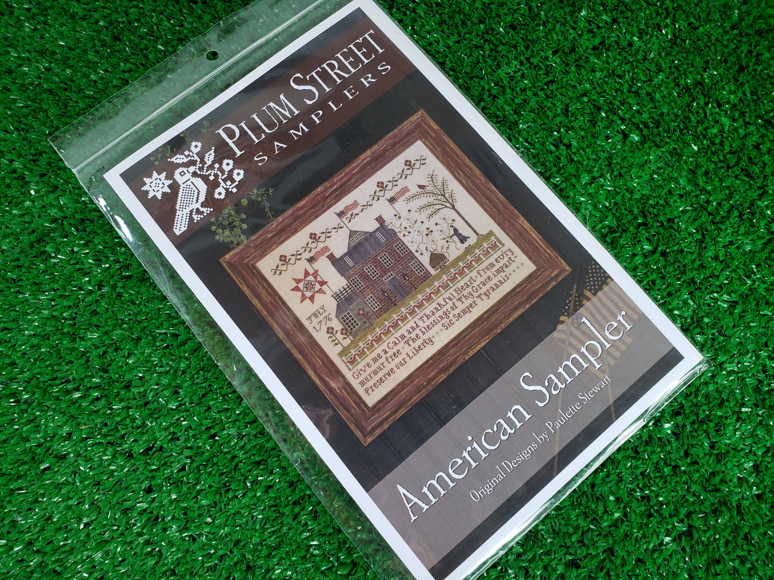 American Sampler Cross Stitch Pattern From Plum Street - Etsy