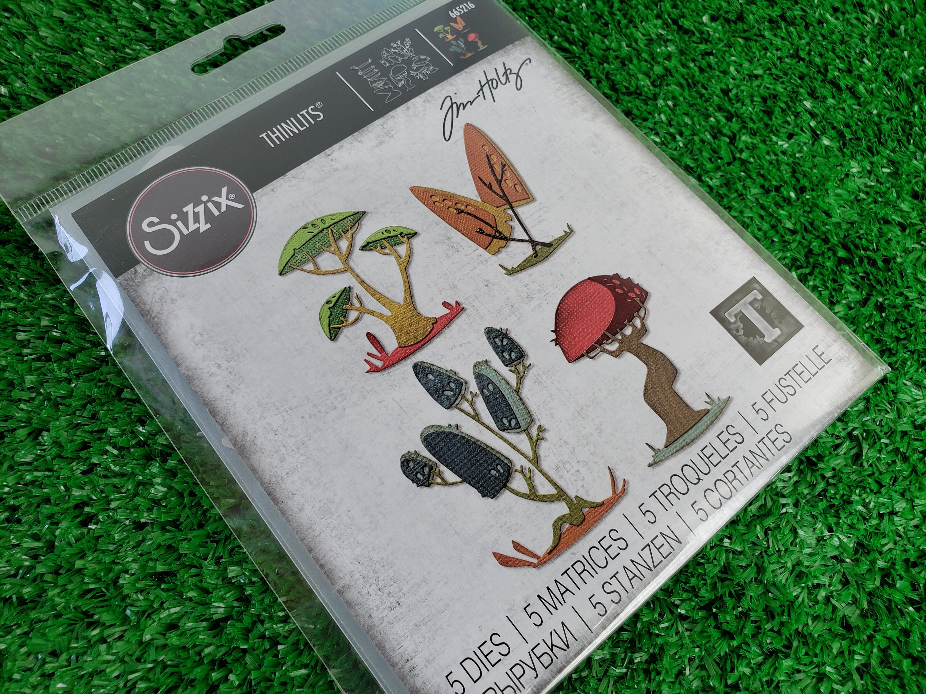 Sizzix Thinlits Dies by Tim Holtz Funky Nature Toadstools 5/pkg 665216 - Etsy