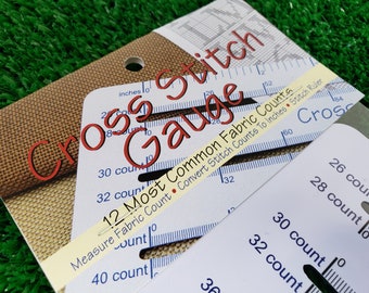 Cross Stitch Gauge | Etsy