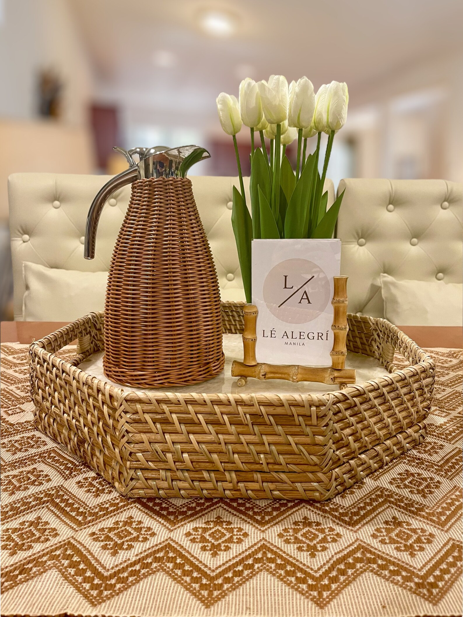 Insulated Rattan Wicker Pitcher - Etsy