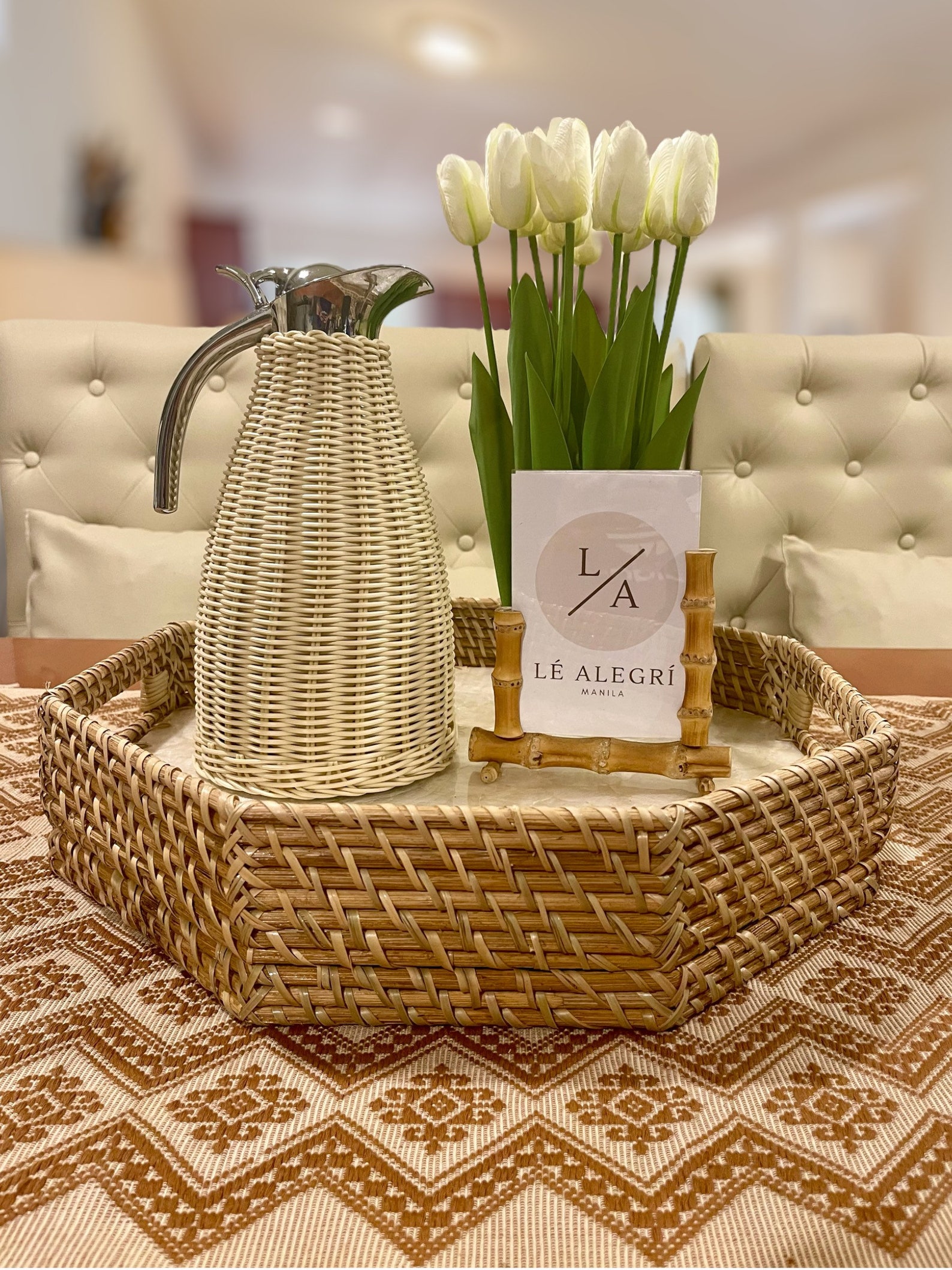 Insulated Rattan Wicker Pitcher - Etsy