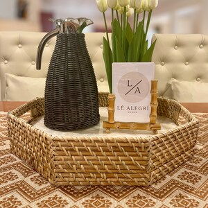 Insulated Rattan Wicker Pitcher - Etsy