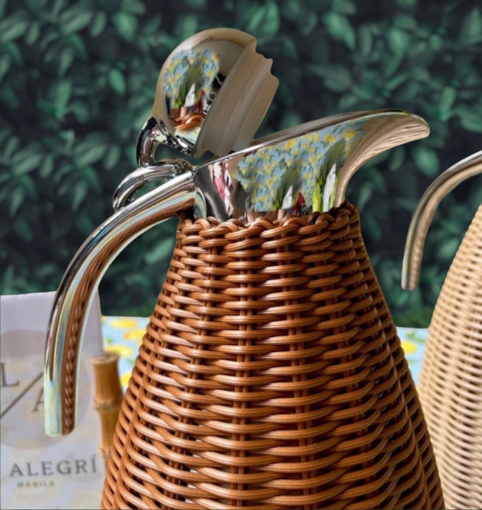 Insulated Rattan Wicker Pitcher - Etsy