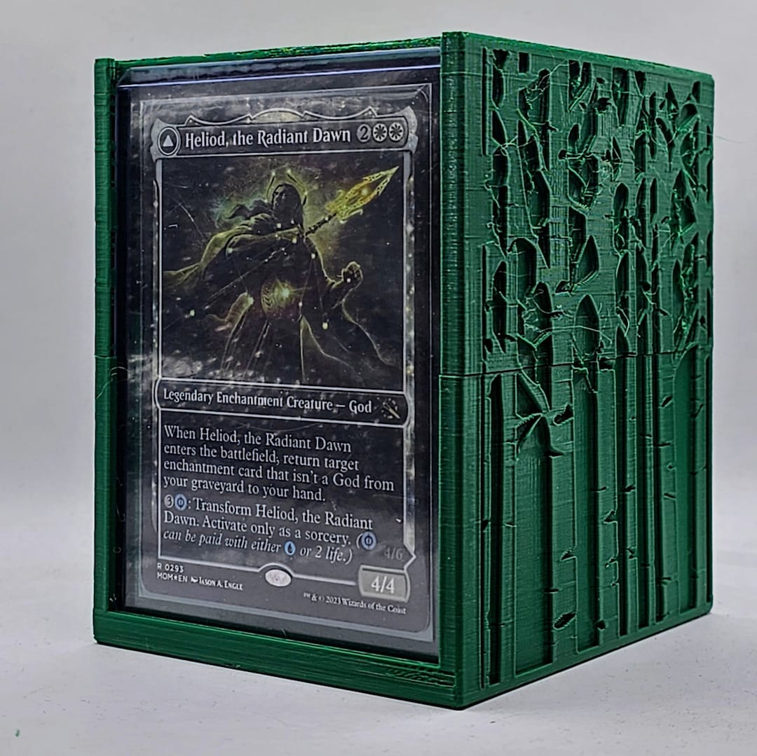 MTG Commander (EDH) Showcase Deck Box - Trees - Etsy