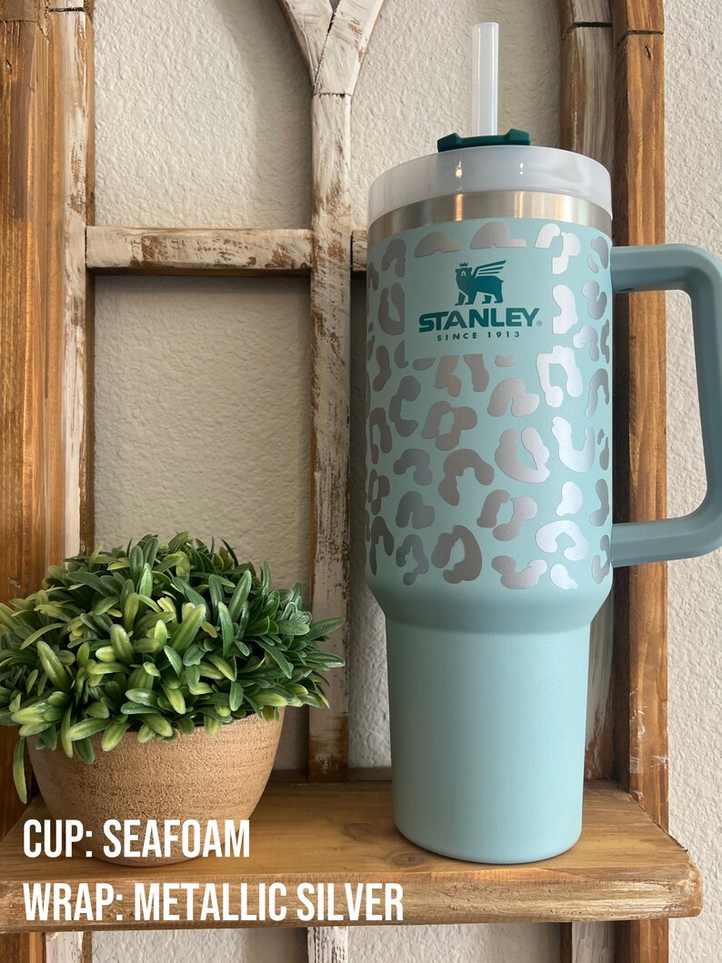 Stanley Quencher Vinyl Wrap Leopard Stanley Wrap Cheetah Etsy