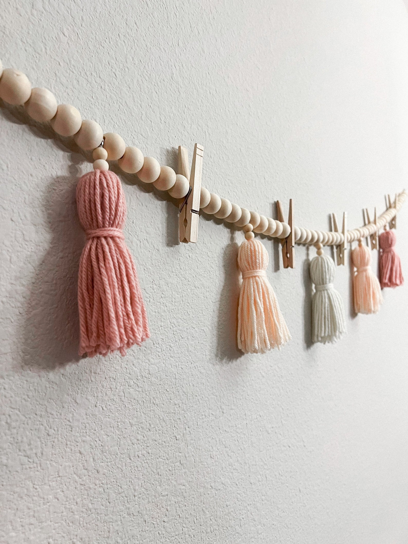 Clip Garland WITH Interchangeable Tassels Beaded Garland - Etsy