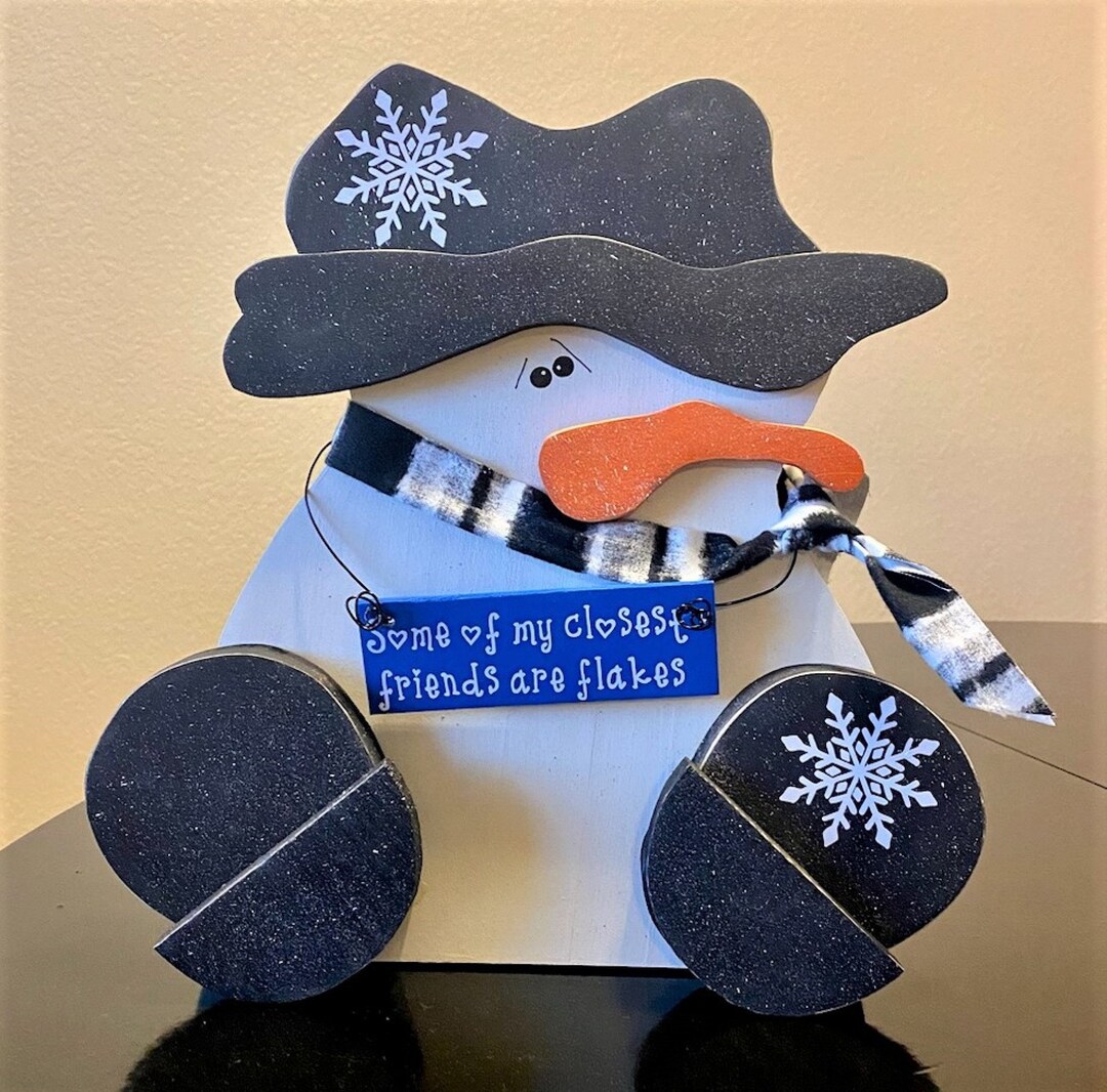 Mail-out-pattern Snowman Winter Wood DIY Pattern - Etsy