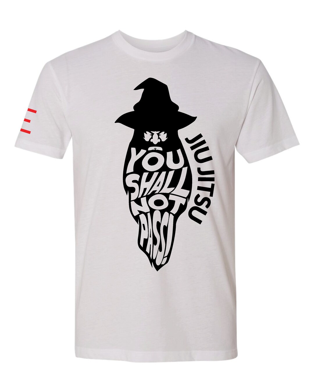JIU-JITSU You Shall Not Pass Wizard BJJ Funny Meme Premium T-Shirt ...