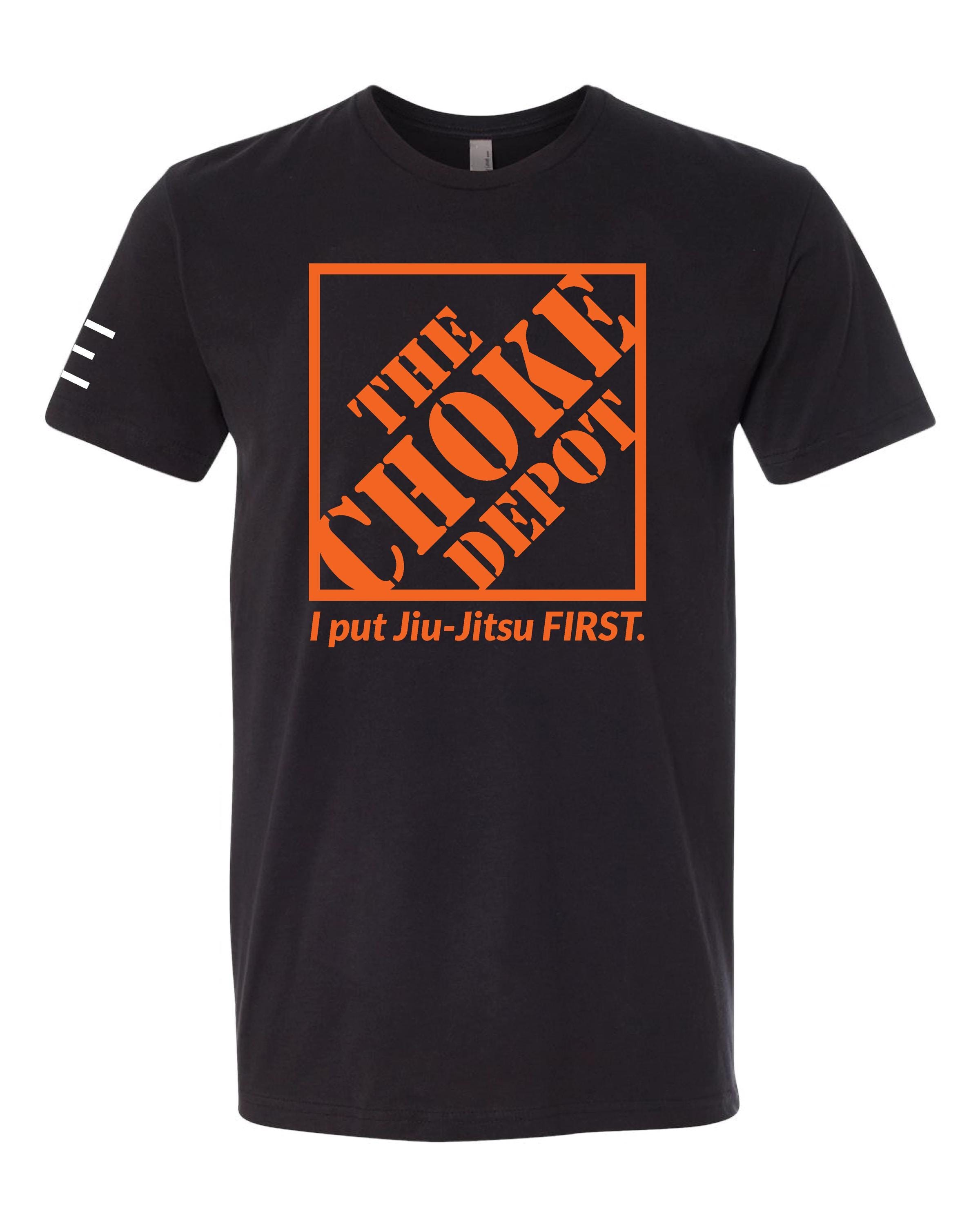 The Choke Depot - BJJ Funny Meme Parody Premium T-shirt - JIU-JITSU - Etsy