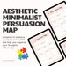 Aesthetic Minimalist Persuasion Map, Minimalistic Design, Printable ...