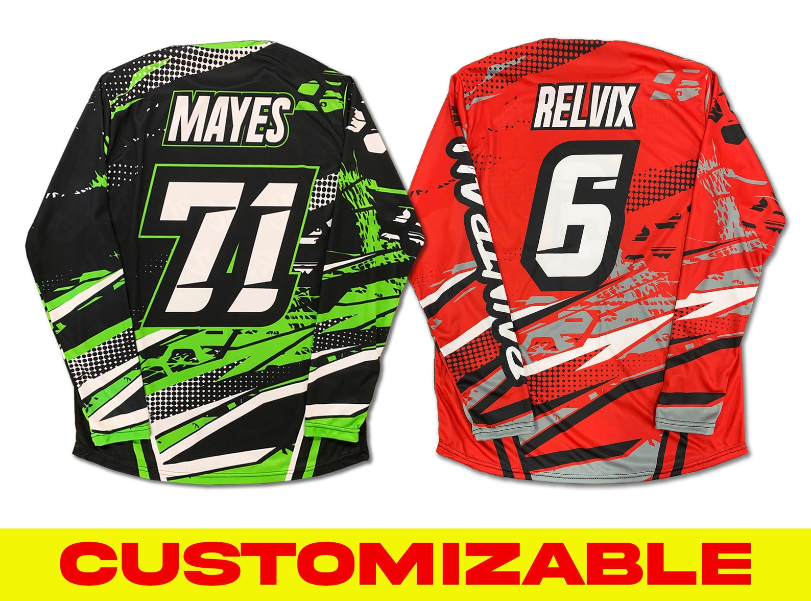 Racing Jersey Dirt-bike Long Sleeve Custom Motocross Shirt - Etsy
