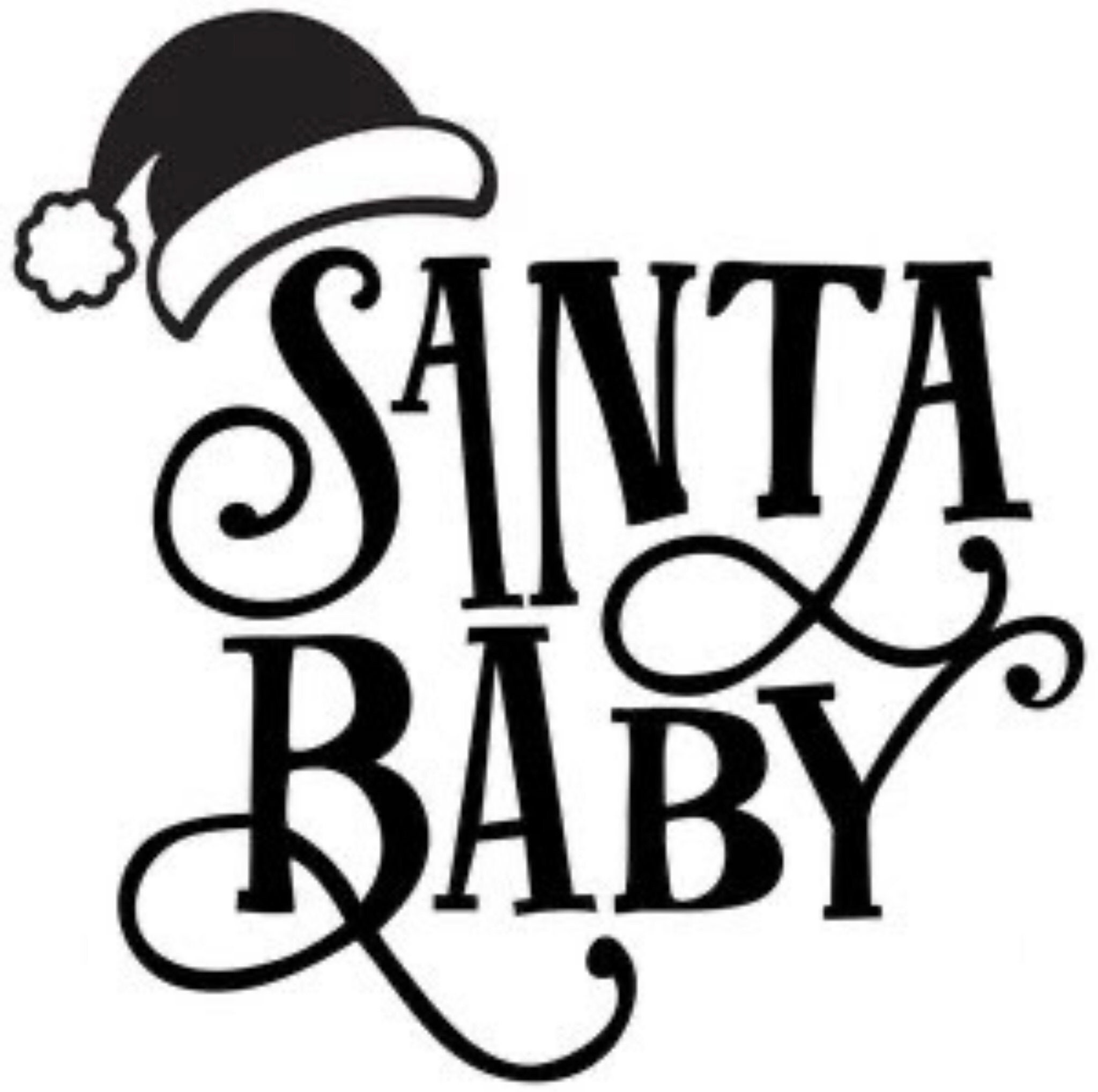 Santa Baby Svg - Etsy