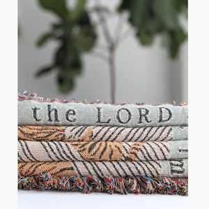Christian Scripture Blanket | Psalm 150:6 Let Everything That Has ...