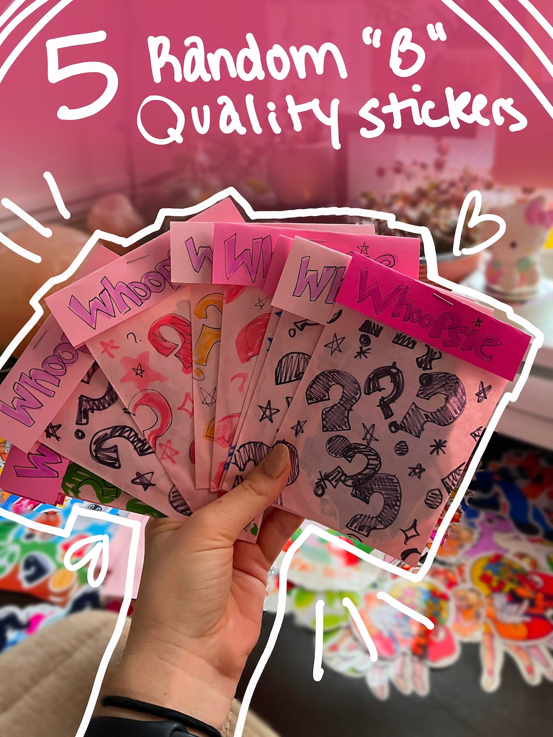 Whoopsie Sticker Bags - Etsy