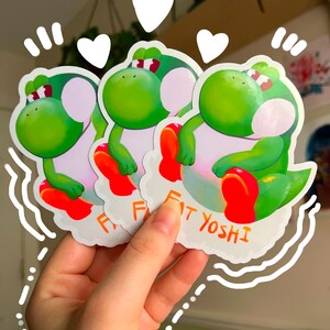 Fat Yoshi Sticker - Etsy