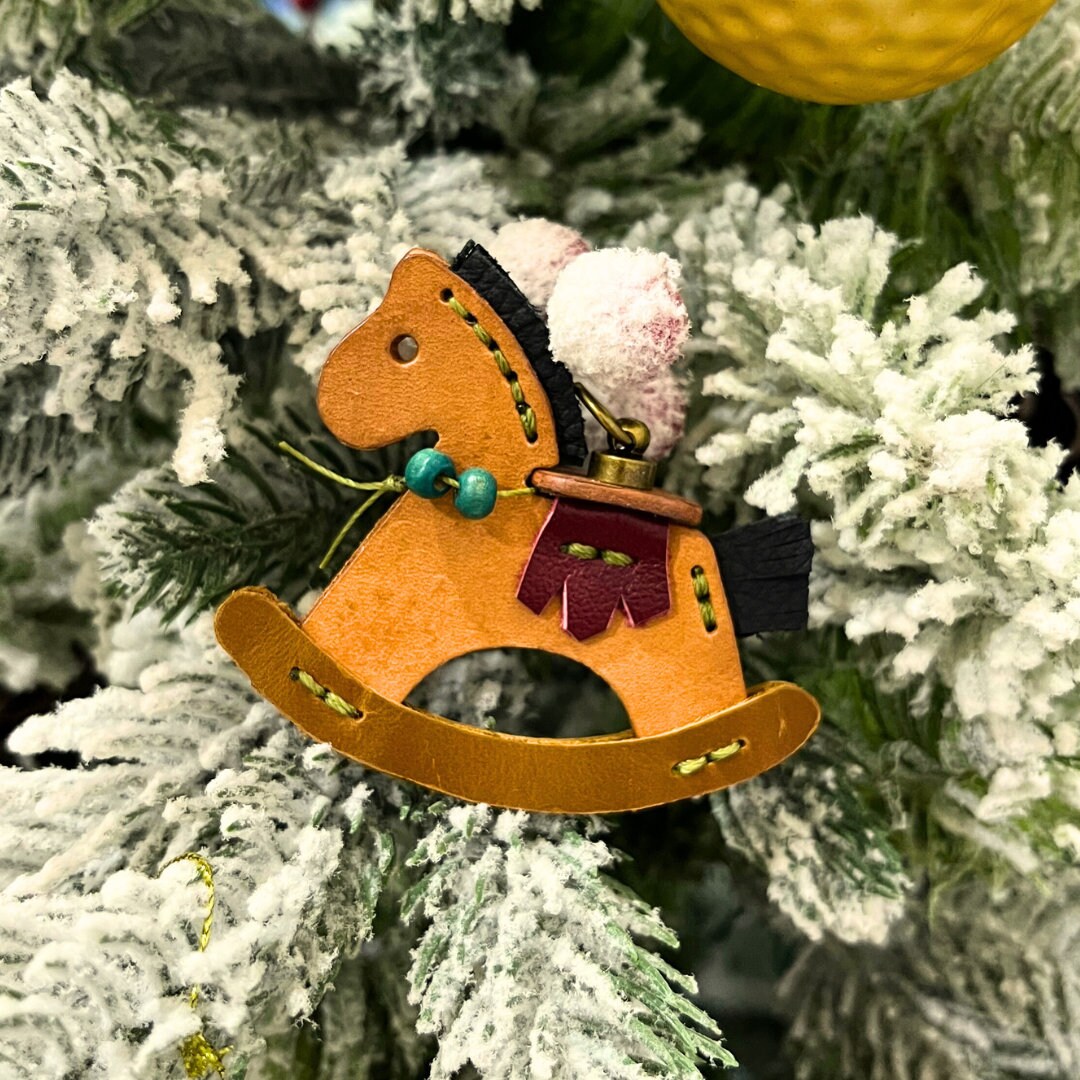 Christmas Ornament PDF, Cute Leathercraft Pattern, Handmade Christmas ...